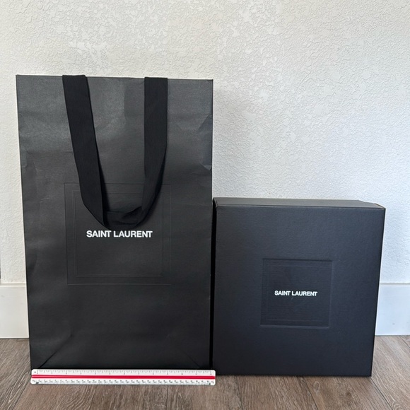 Yves Saint Laurent | Accessories | Ysl Shopping Bag Empty Shoebox ...